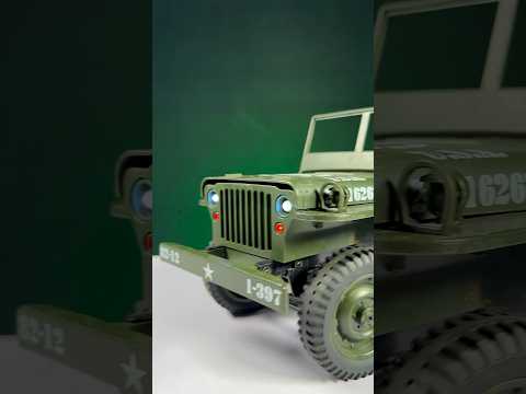RC Military Jeep 1st Test 😎 RocHobby 1/6 1941 MB Scaler RC Car #rccar #rc #rtr #epicrc #rcextreme