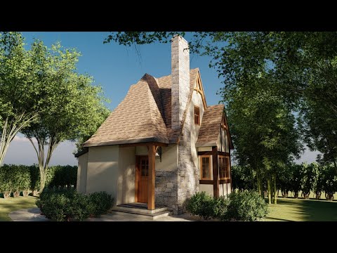 Tiny House Tudor Cottage 3D Design Animated Tour, AVAILABLE LAYOUT