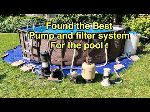 What pump and filter should you use on your above ground pool ?