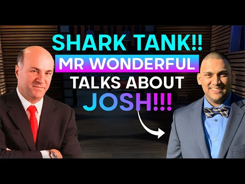 SHARK TANK!! MR WONDERFUL TALKS ABOUT JOSH!!!!