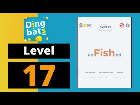 Dingbats level 17 pofishnd solution