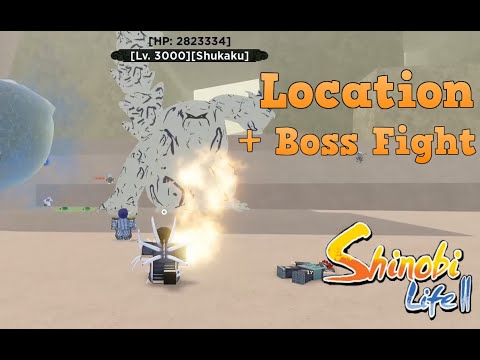 Shukaku (1 Tailed Beast) Location and Fight || Shindo Life ll