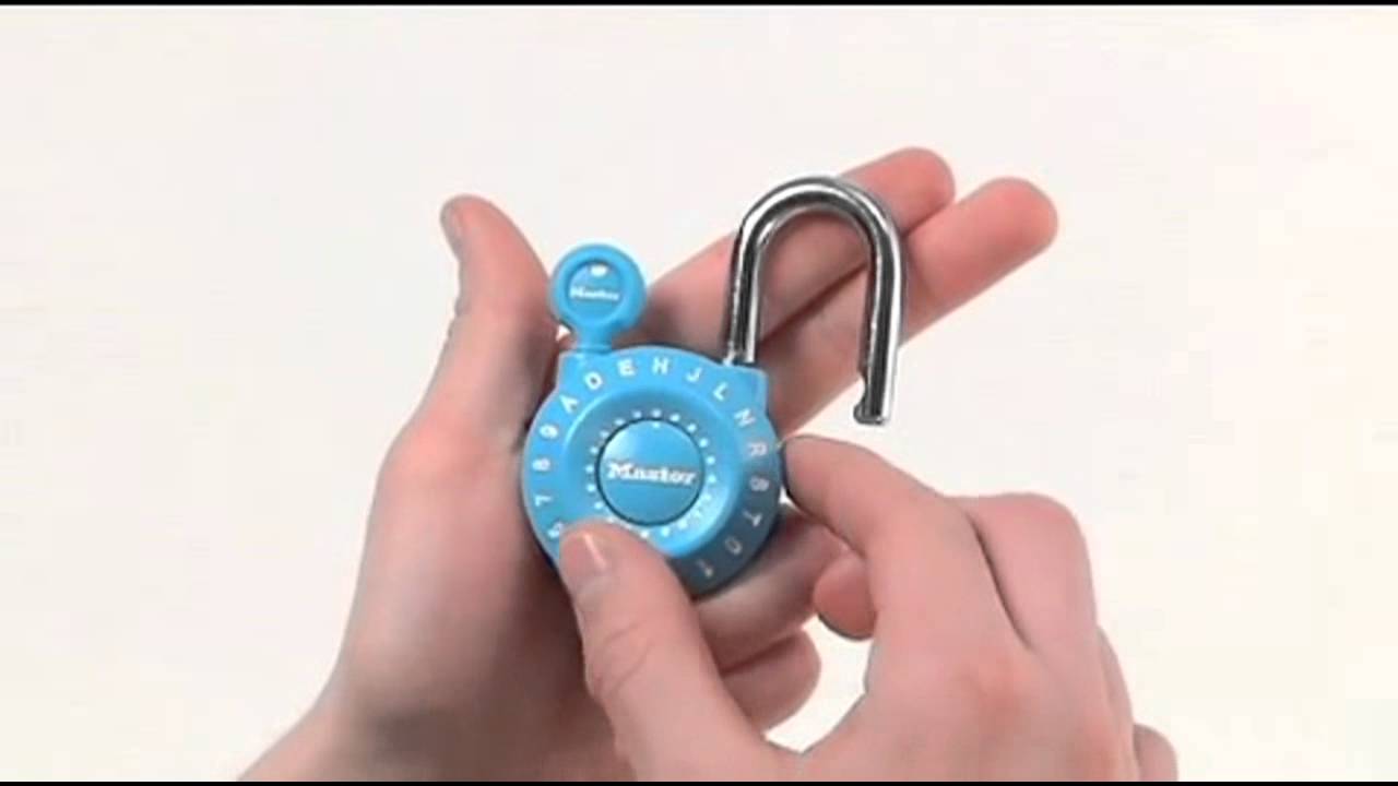 Master Lock Precision Dial Set-Your-Own-Combination Padlock from 101geo