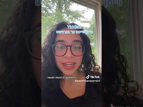 Yiddish Fronting #shorts