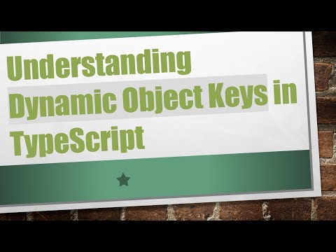 Understanding Dynamic Object Keys in TypeScript
