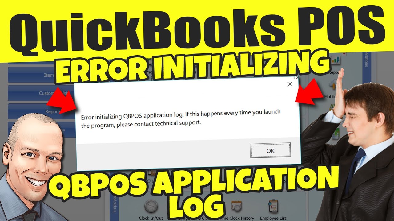 QuickBooks POS Error Initializing QBPOS Application Log
