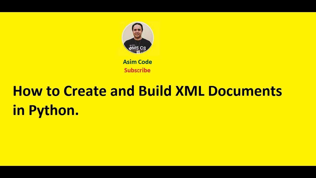 How to Create and Build XML Documents in Python