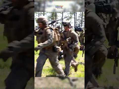 U.S. Marines with Marine Expeditionary Unit (MEU) fire M240B machine gun