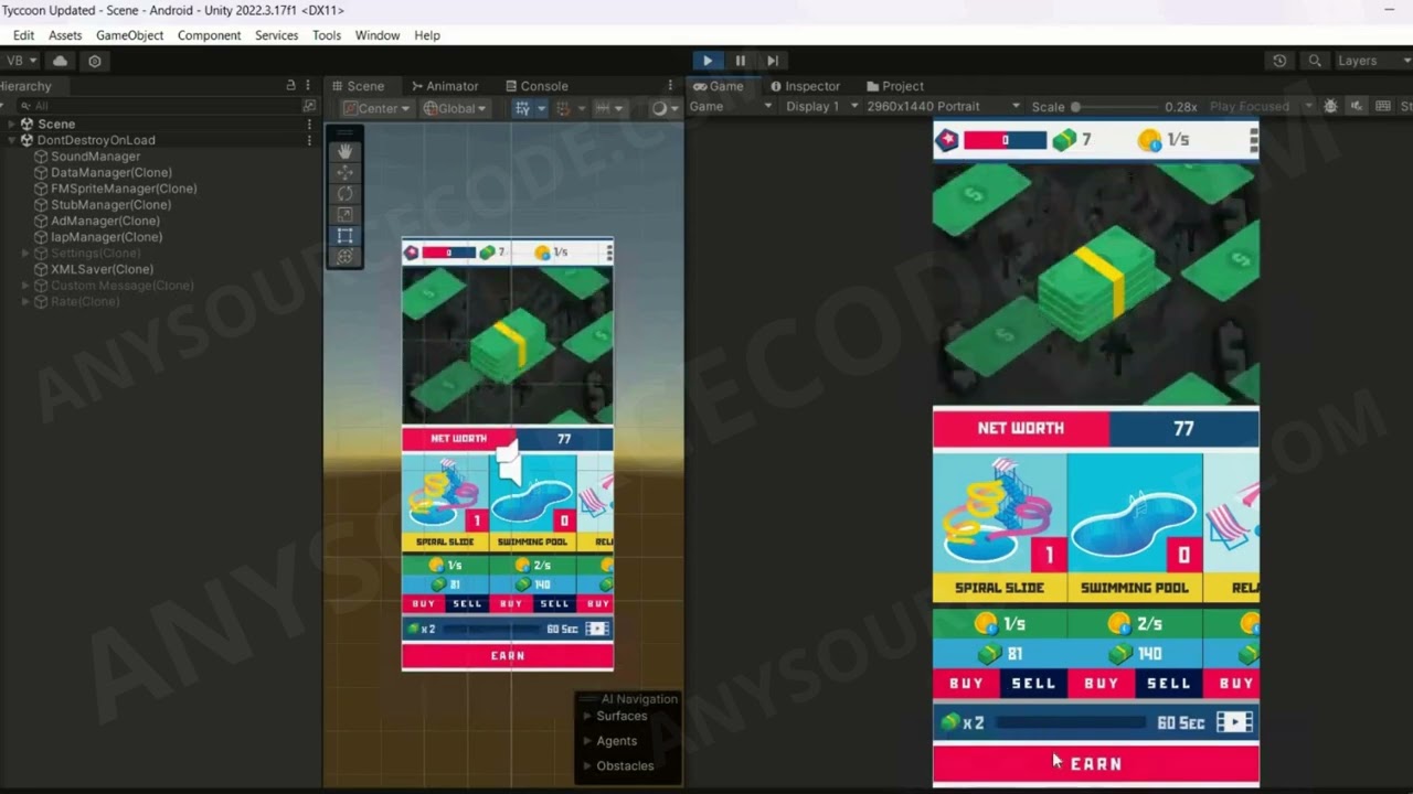 Waterpark Tycoon Unity Game Source Code #unity #unity3d #unitydev #unitydeveloper