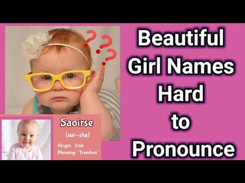 Unique Beautiful Girl Names Hard to Pronounce with Meanings