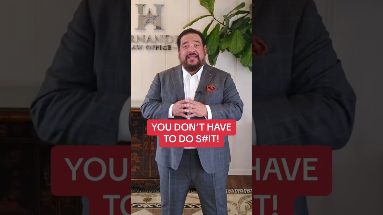 You don’t have to do sh!t if the police knock at your door