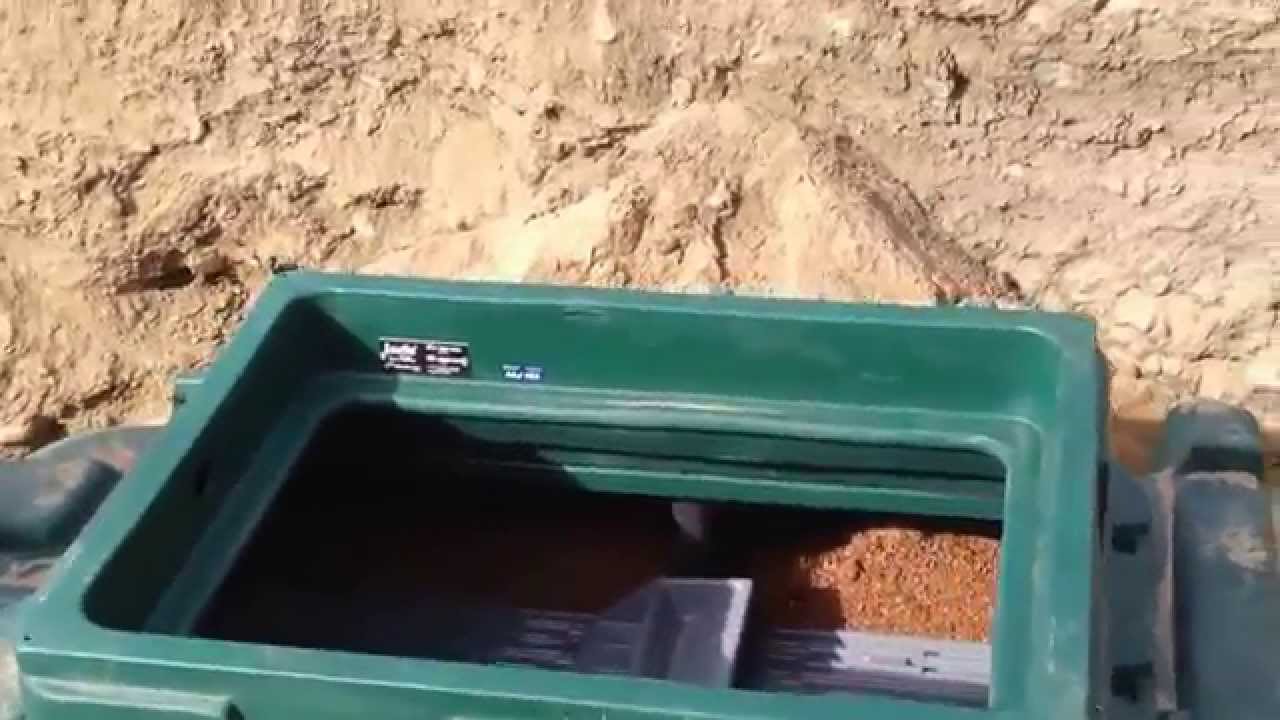 New septic system - Ecoflo Installation