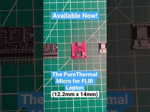 The smallest breakout board for FLIR Lepton cores: PureThermal Micro. #thermalimaging #flir