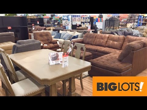 BIG LOTS FURNITURE SOFAS COUCHES ARMCHAIRS CHAIRS TABLES SHOP WITH ME SHOPPING STORE WALK THROUGH