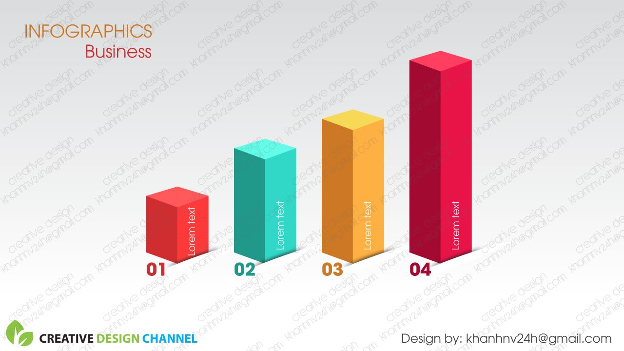 3D Infographics and Graphic Design  | Illustrator CS6 Tutorial
