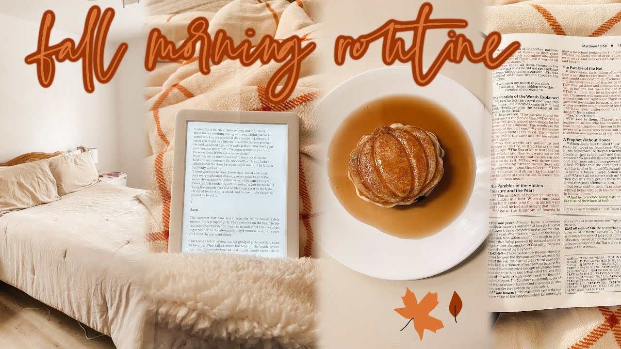 FALL MORNING ROUTINE | a peaceful and cozy autumn morning 🍂
