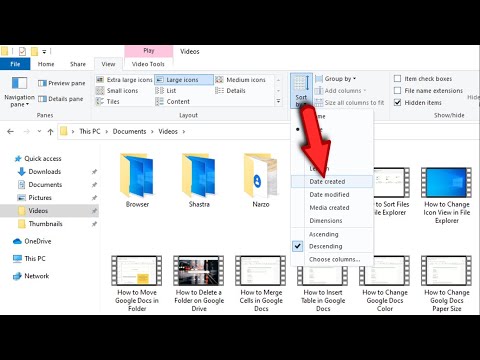 How to Sort Files in File Explorer