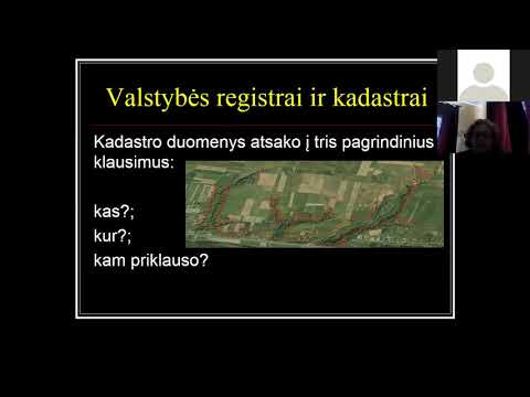 „Valstybės kadastrai ir registrai“ (dr. D. Gudritienė)