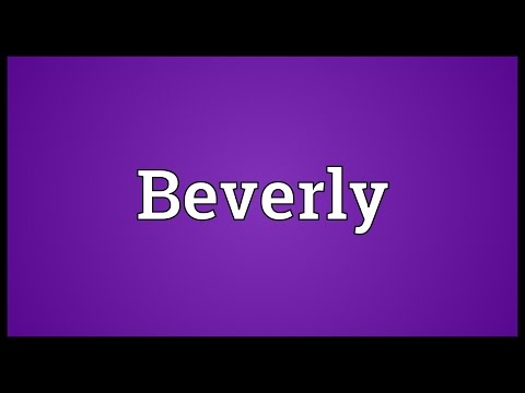 Beverly Meaning