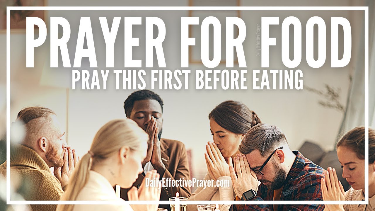 Prayer Before Meals | Grace Prayer For Food Before Eating