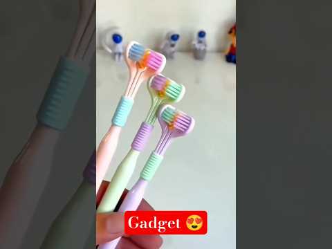 3 sided brush 🪥 🖌️ Alibaba toothbrush, Kitchen gadgets unique, Cleaning gadgets #shorts #gadgets
