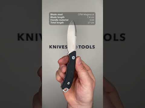 MKM Pocket Tango 1 Nessmuk PT1 GBK Black G10, fixed knife, David C  Andersen design