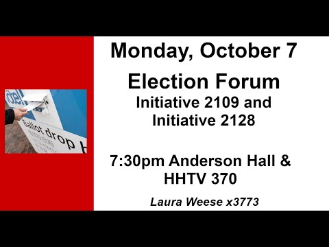 Election Fall Forums —
