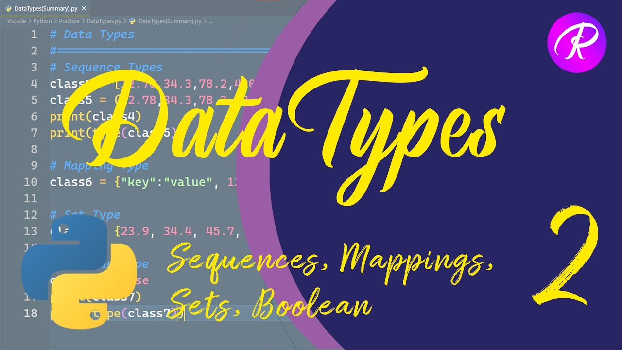 Variables, Data Types & Typecasting | Part2 || Python Tutorial