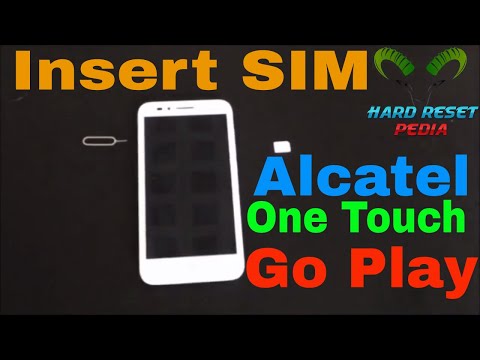 Alcatel One Touch Go Play Insert the SIM card – Reset Any Smartphone