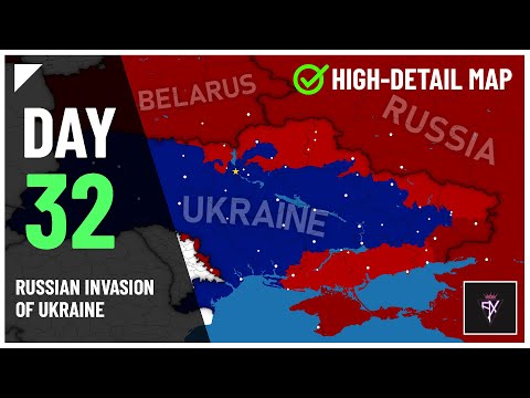 ๐๐๐ฌ ๐ฏ๐ฎ - Russian Invasion of Ukraineโ27th March (Ukraine war mapped | Ukraine war map) #UkraineWar