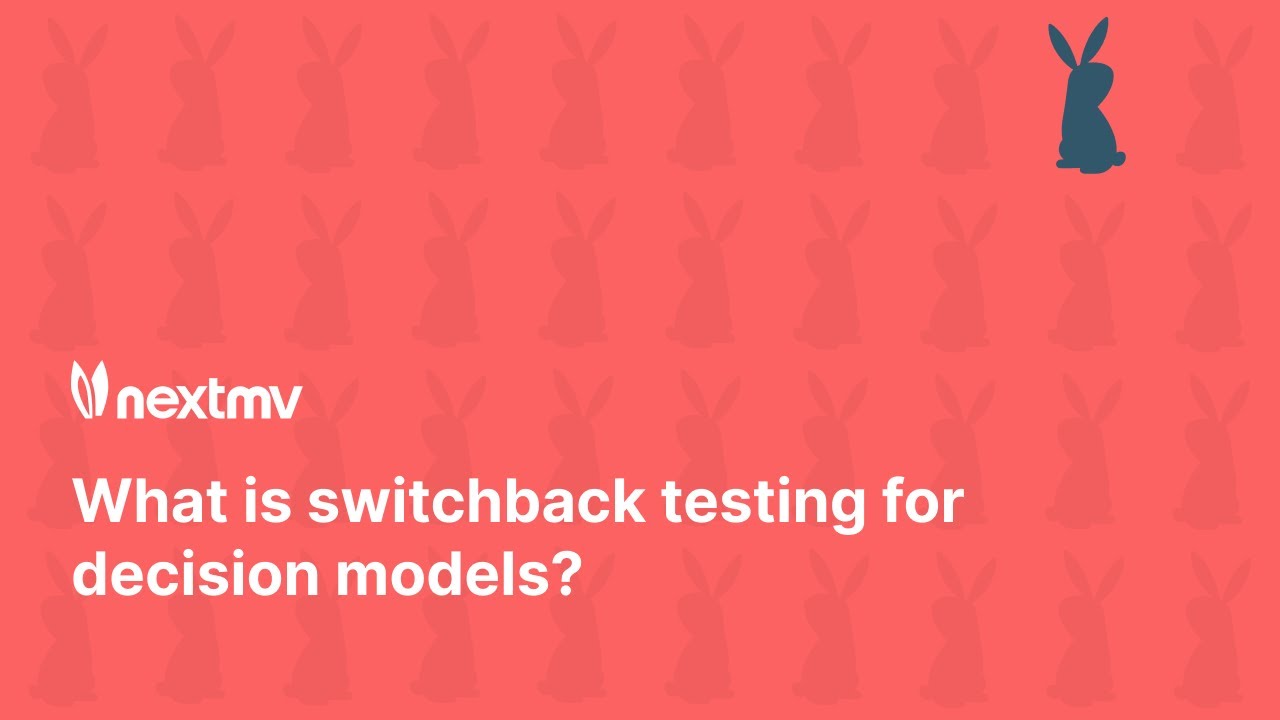 What is switchback testing for decision models?