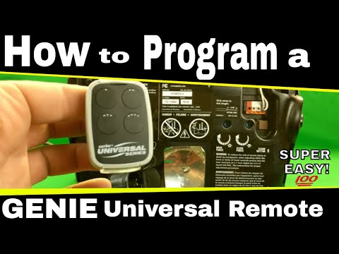 How to Program a Genie Universal Remote to a Chamberlain LiftMaster and More!
