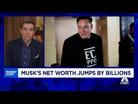 Elon Musk's net worth surges by billions following tariff pause
