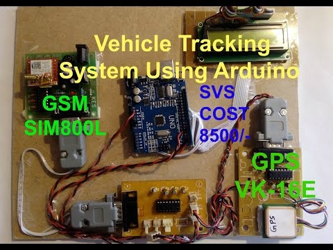 GPS and GSM based Vehicle Tracking System Using Arduino – svskits ...