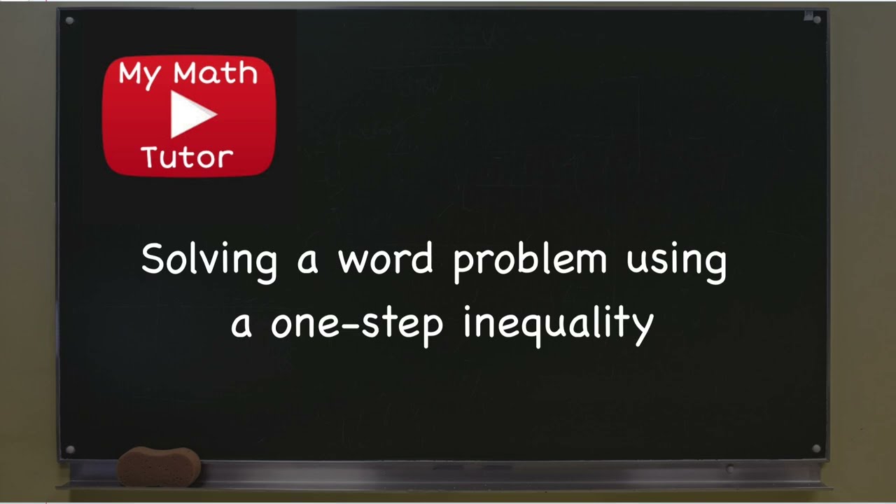 ALEKS | Solving a word problem using a one-step linear inequality