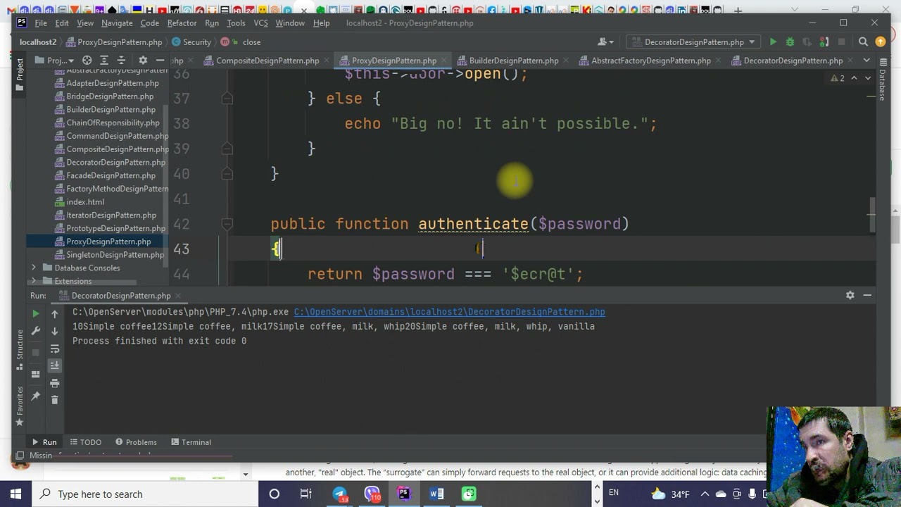 Proxy - Design Pattern in PHP | OOP Design Patterns | What and How to use it