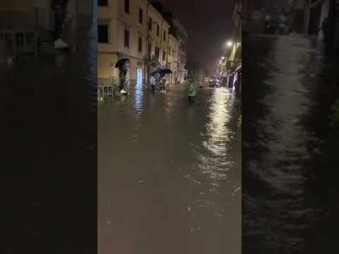 Acqua fino alla vita a Pontedera