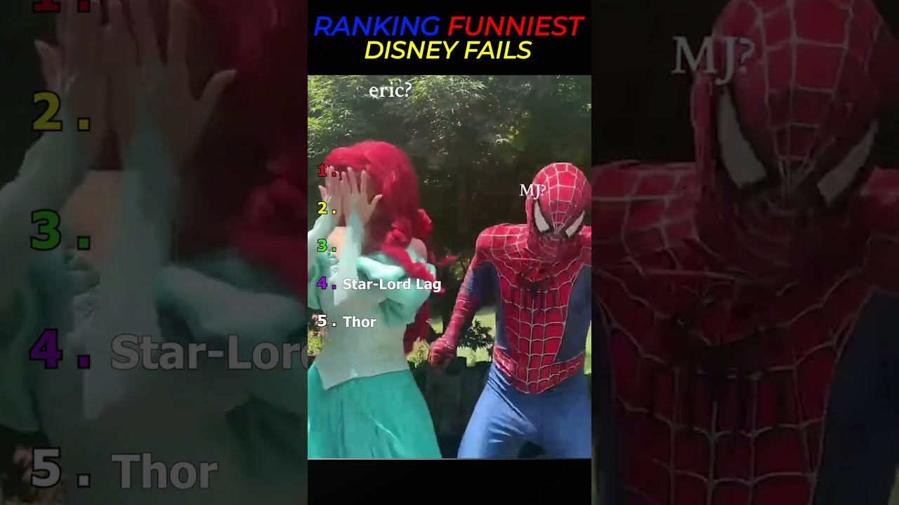 Ranking THE Funniest Disney Fails