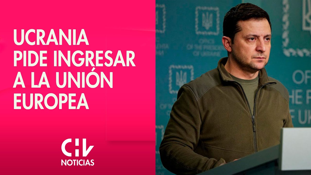 Presidente ZELENSKI firma solicitud formal para el ingreso de UCRANIA a la Unión Europa