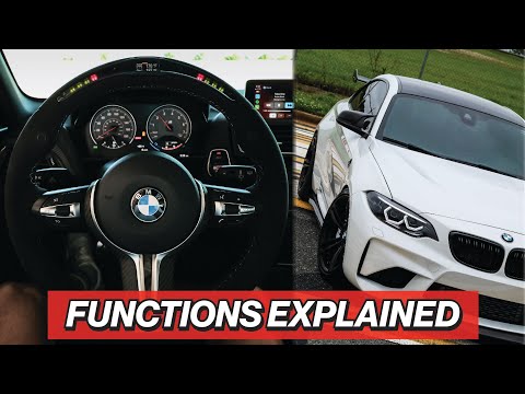 M PERFORMANCE DIGITAL RACE DISPLAY STEERING WHEEL - FUNCTIONS EXPLAINED!