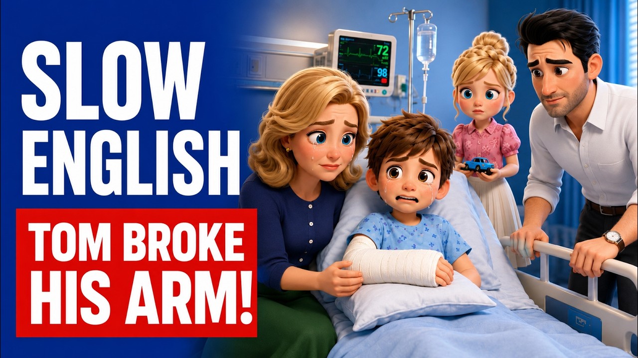 How Will Tom Get Better? | Easy English Listening Story | English Practice for Beginners