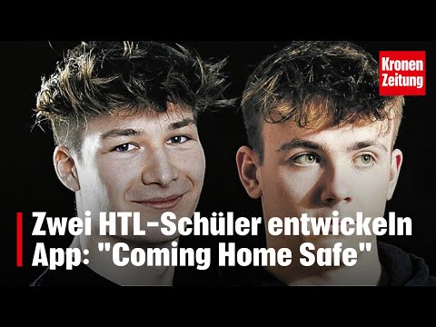 Zwei HTL-Schüler entwickeln App - Für einen sicheren Heimweg in der Nacht | krone.tv NEWS