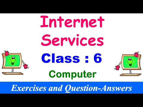 Internet Services | Lesson EXERCISES | Class - 6 Computer | Question and Answers | Python Quiz