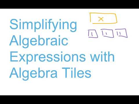 Simplifying Algebraic Expressions with Algebra Tiles