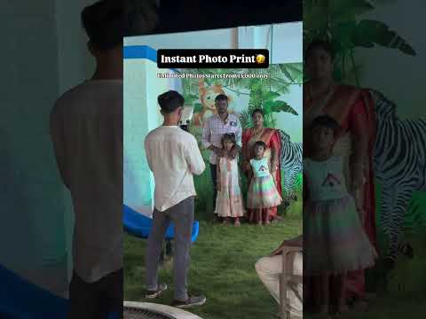Photo Instant Prints package starts from 15,000/- with unlimited photos.#coimbatoreevents