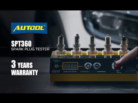 AUTOOL SPT360 Car Spark Plug Tester 110V 220V Five Hole Spark Plug Ignition Analyzer Tool