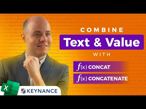 Combine Text & Values in Excel like a pro!