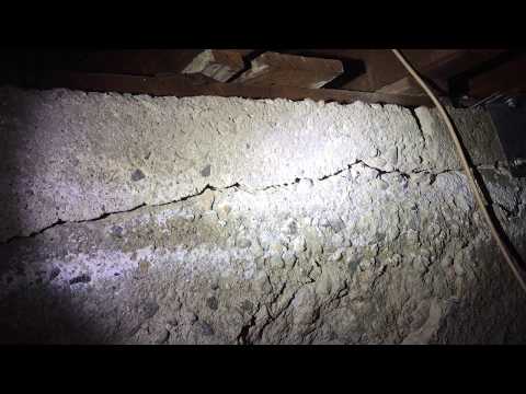 Spalling Concrete Foundation