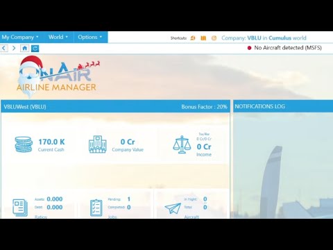 Adding a career mode to Microsoft Flight Simulator 2020 | OnAir Airline Manager is awesome