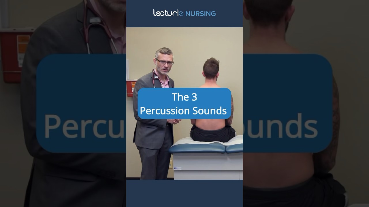 The 3 Percussion Sounds 🥁 #nclexrn #nclexstudytips